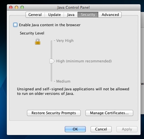 OSX Mavericks not recognising Java Applet… - Apple Community
