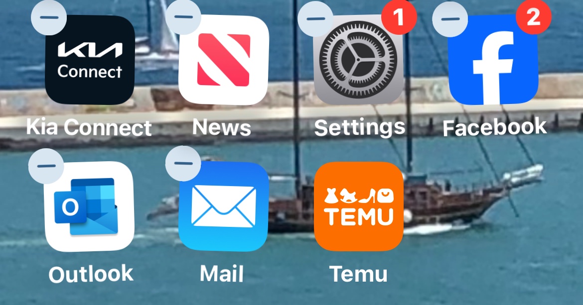 TEMU icon deleted but Home Screen keeps a… - Apple Community