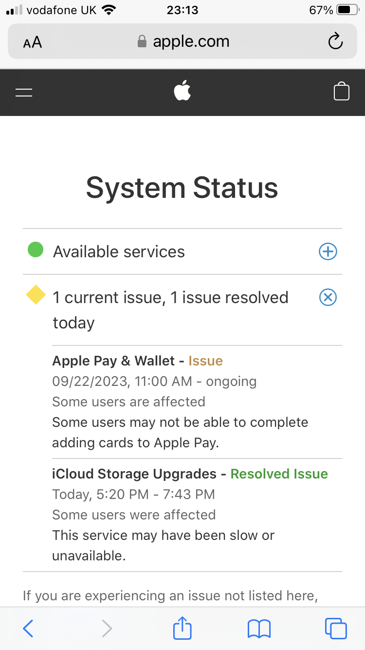 iOS 17 Apple Pay Issue - Apple Community