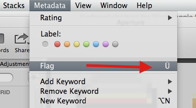 Keyboard shortcut for "Flag" - Apple Community