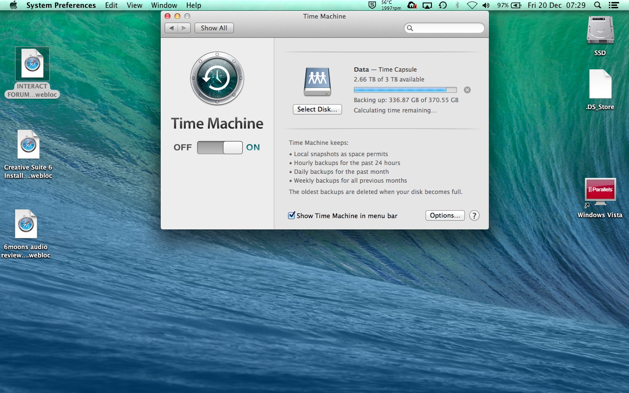 New Time Capsule, using Time machine, Mac… - Apple Community