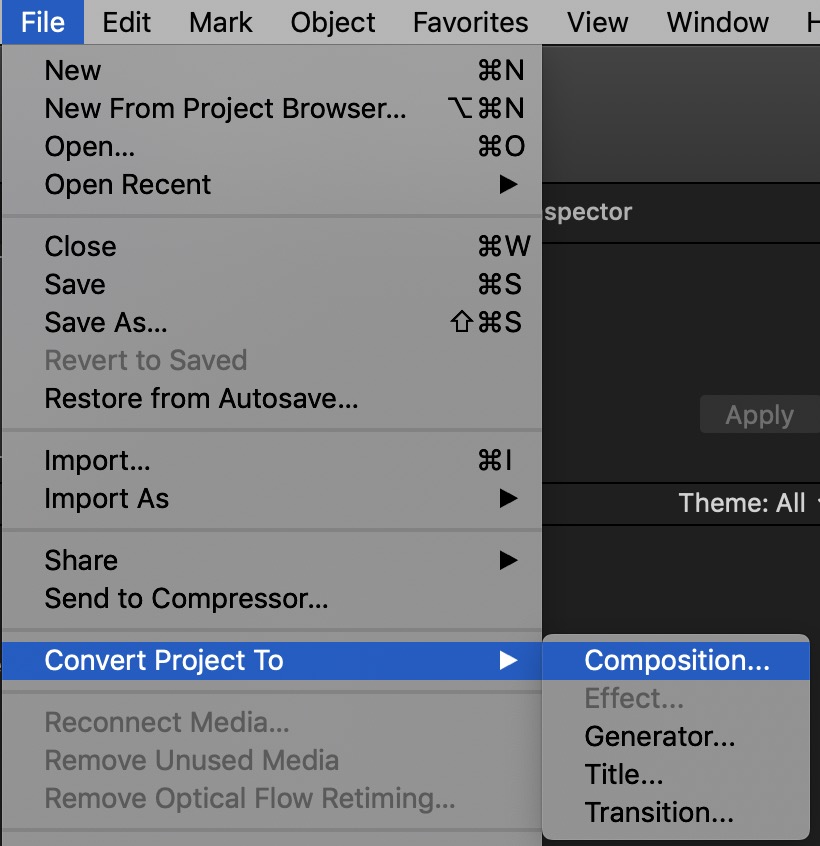 How to save in latest Motion - Apple Community
