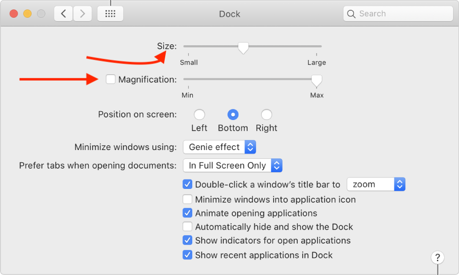 Dock Magnification Does Not Work - Apple Community
