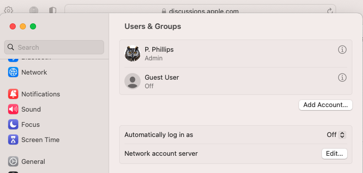Password not accepted when updating Mac - Apple Community