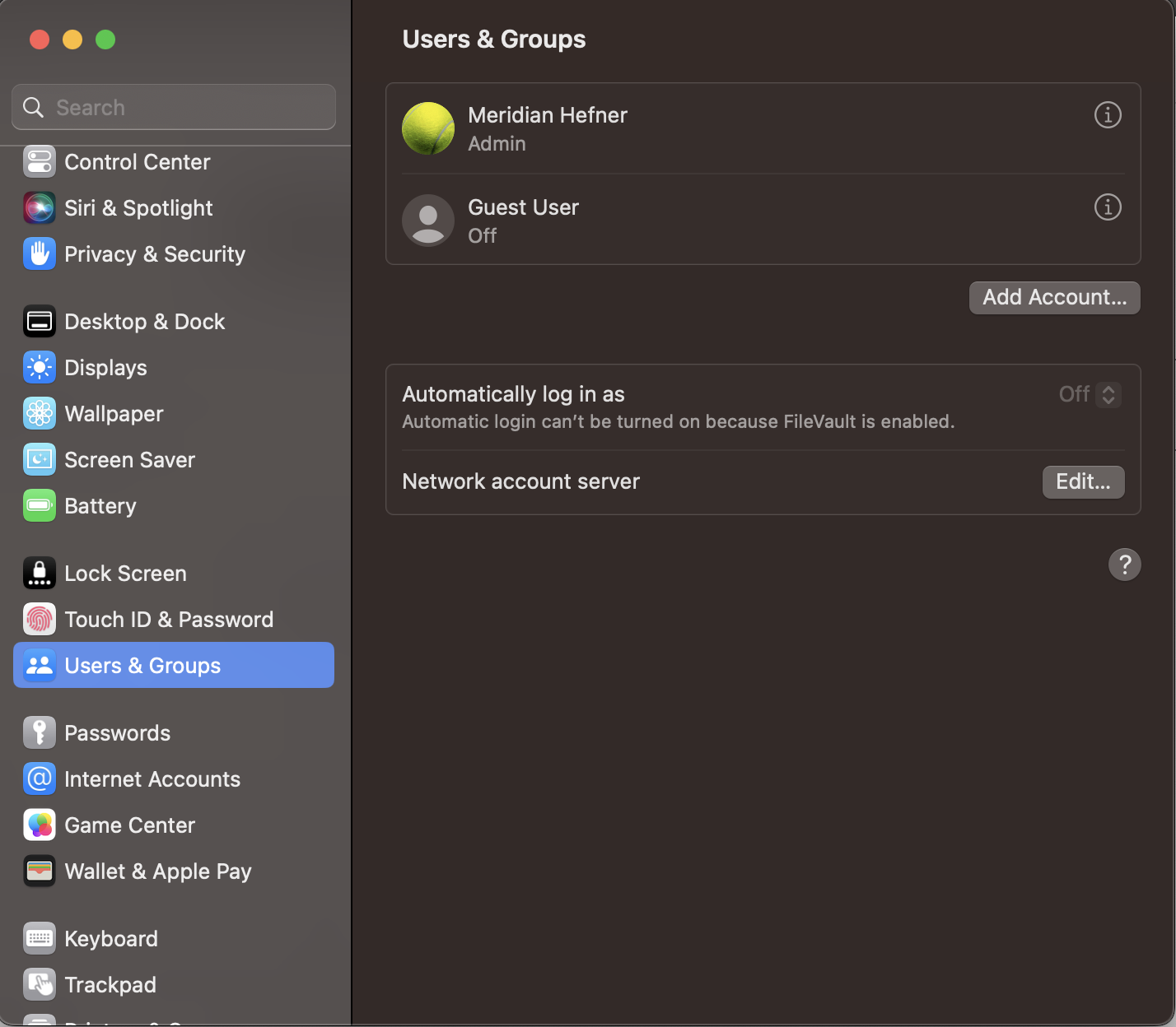 Network account server says "edit" instea… - Apple Community