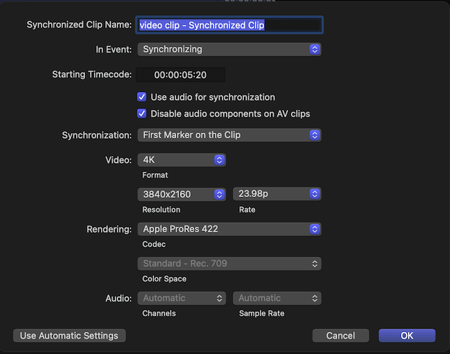 Synchronizing Audio and Video during spec… - Apple Community