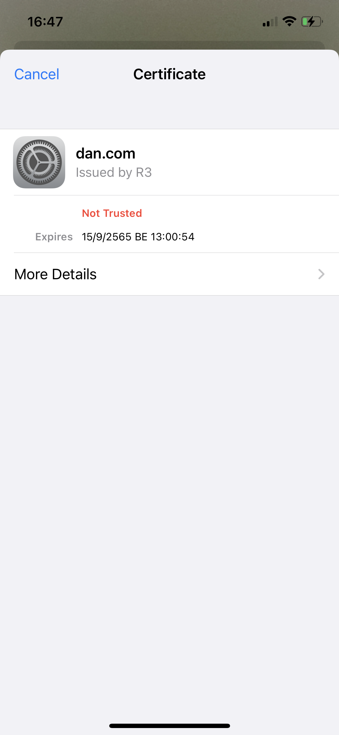 What is dan.com on my iPhone? - Apple Community
