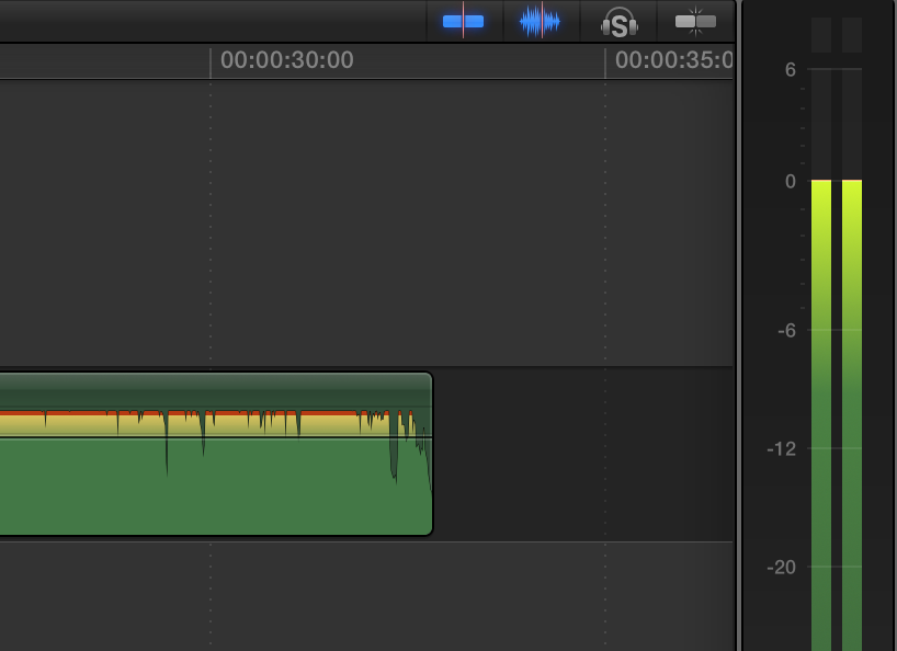 Do audio meters exceed zero and go into t… - Apple Community