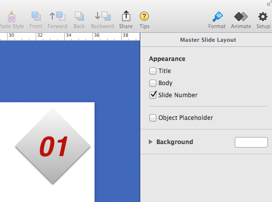 Keynote Page Numbers - Apple Community