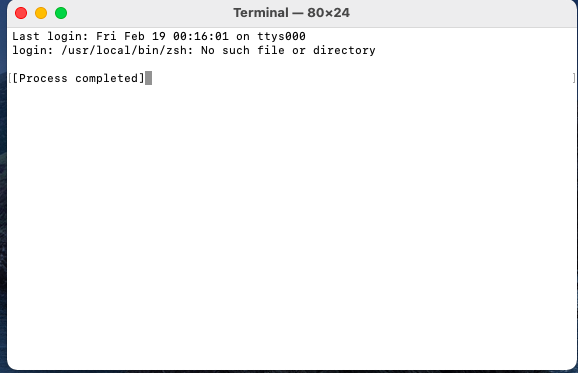 terminal not working - Apple Community