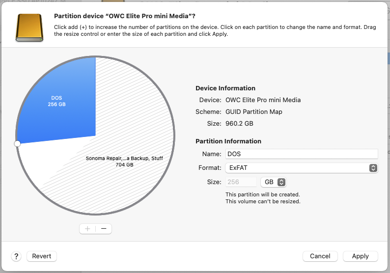 Partitioning an SSD for Time Machine and … - Apple Community
