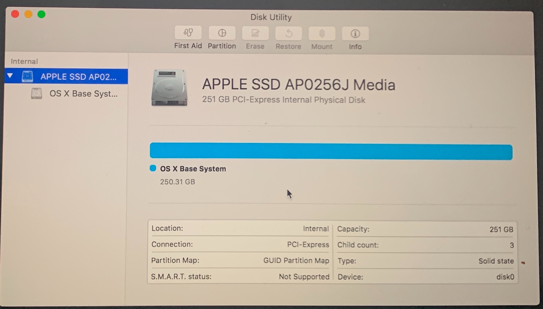 I can’t partition my internal disk - Apple Community