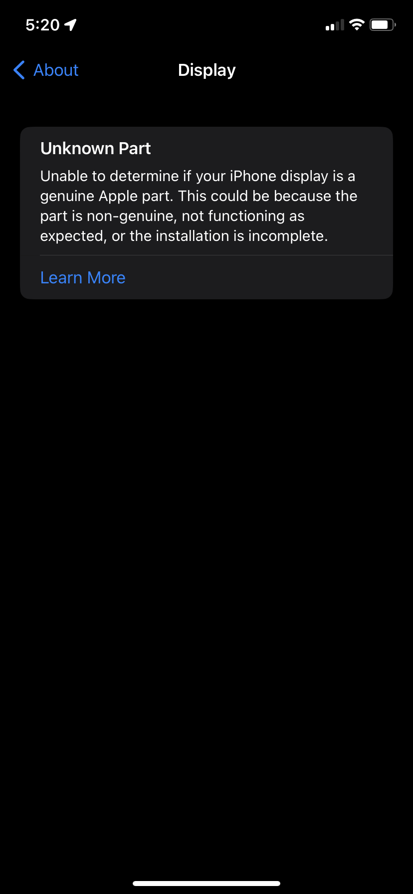 Unknown part iphone question - Apple Community