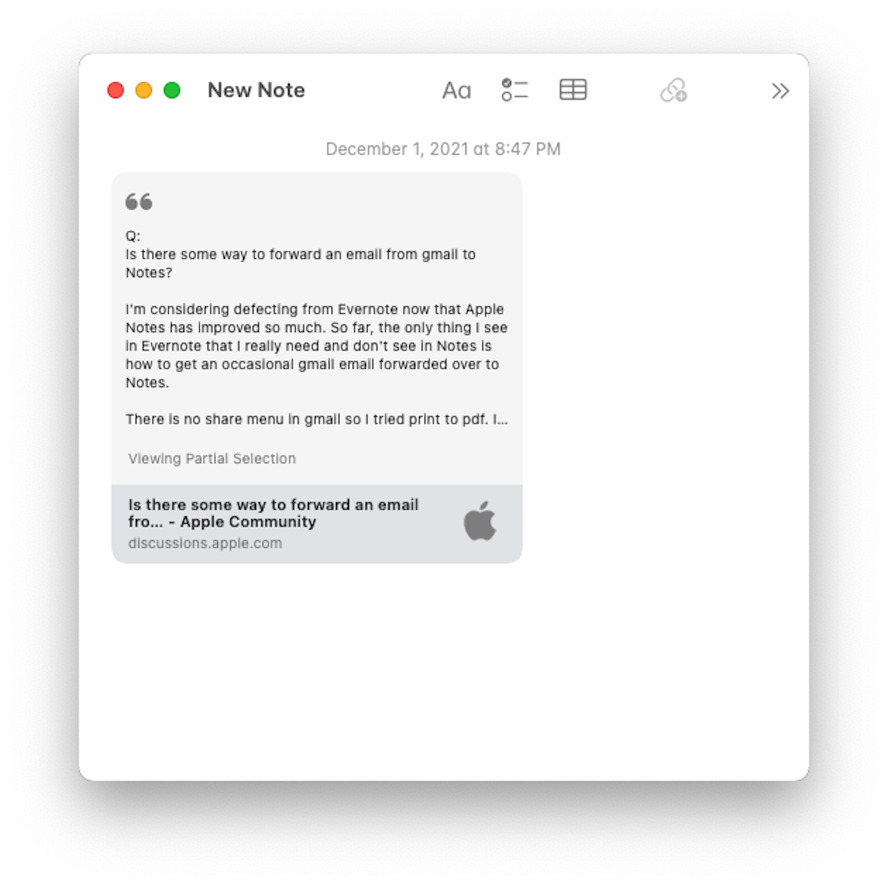 Is there some way to forward an email fro… - Apple Community