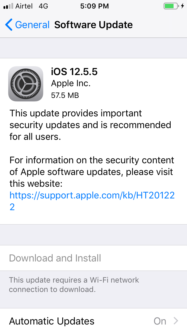 Update new - Apple Community