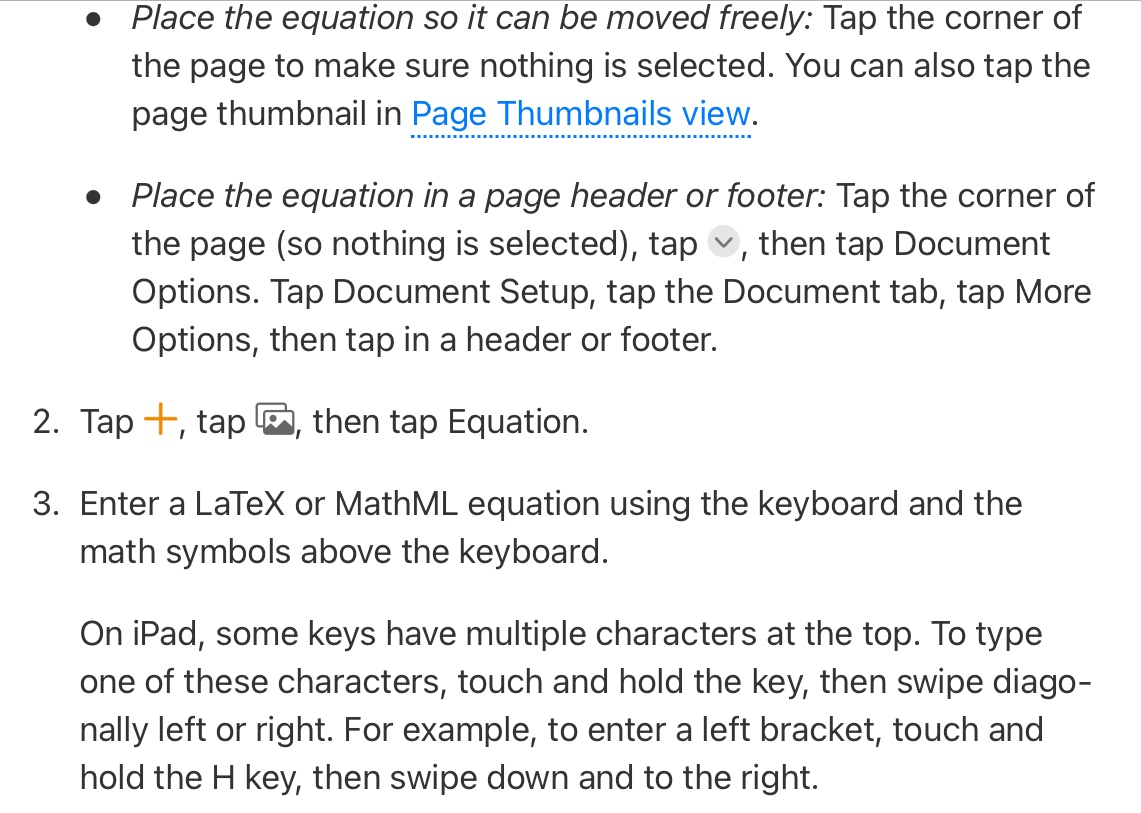 Creating fractions in text or pages - Apple Community