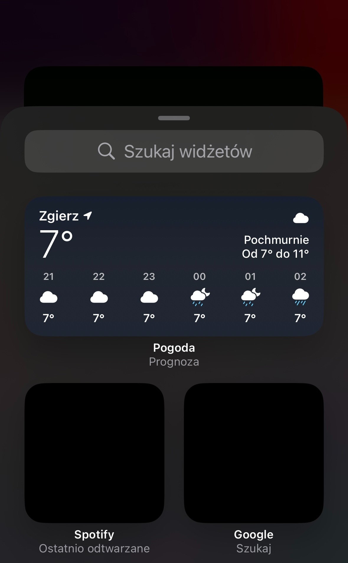 black widgets on Iphone 15 Pro 17.3.1 iOS - Apple Community