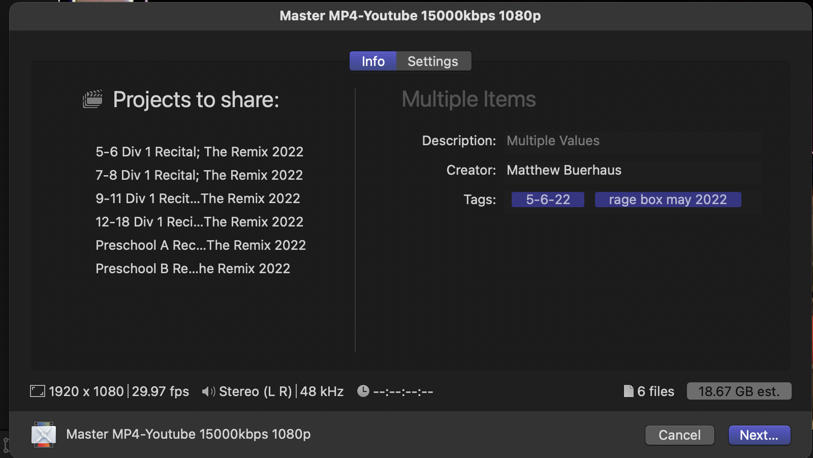 Batch Export Failing in FCP? - Apple Community