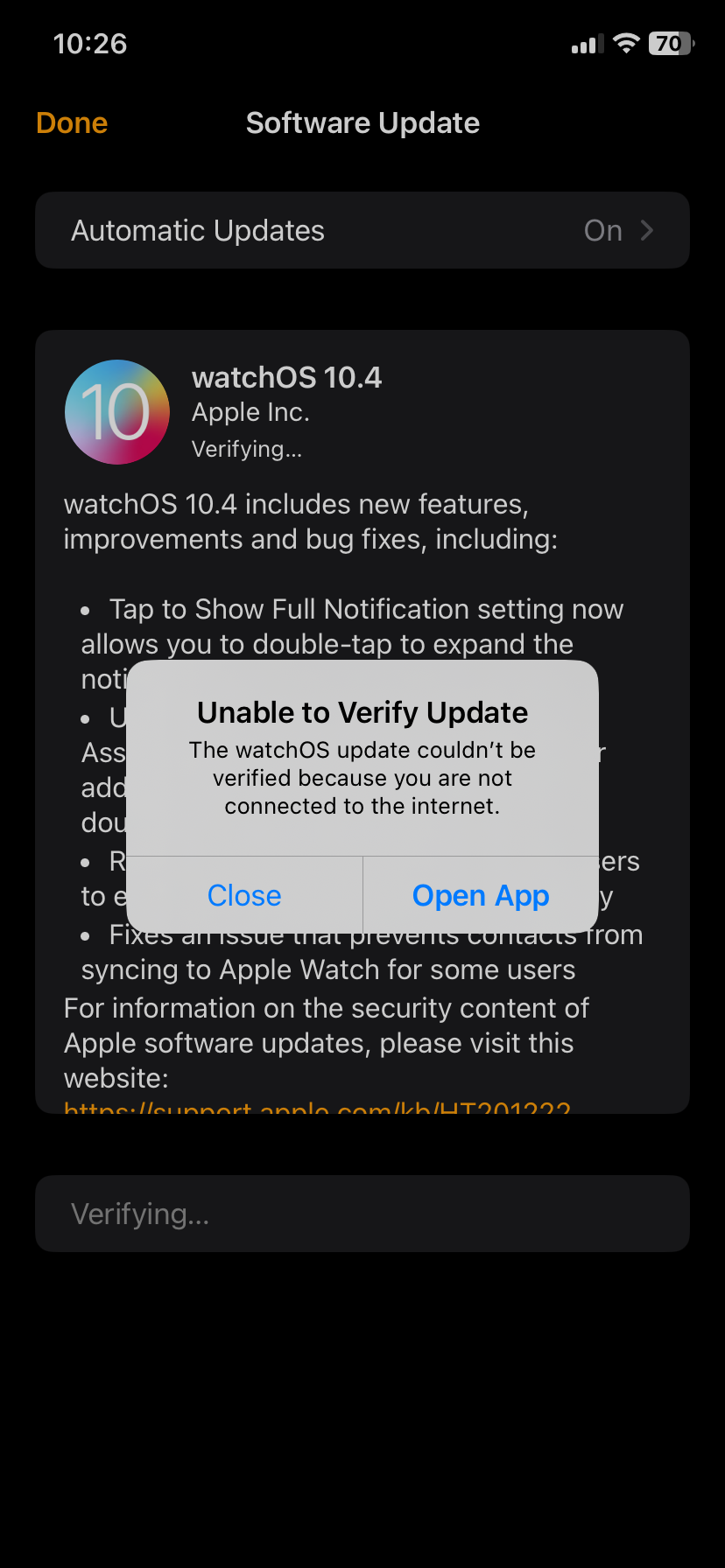 Unable to connect to my iwatch - Apple Community