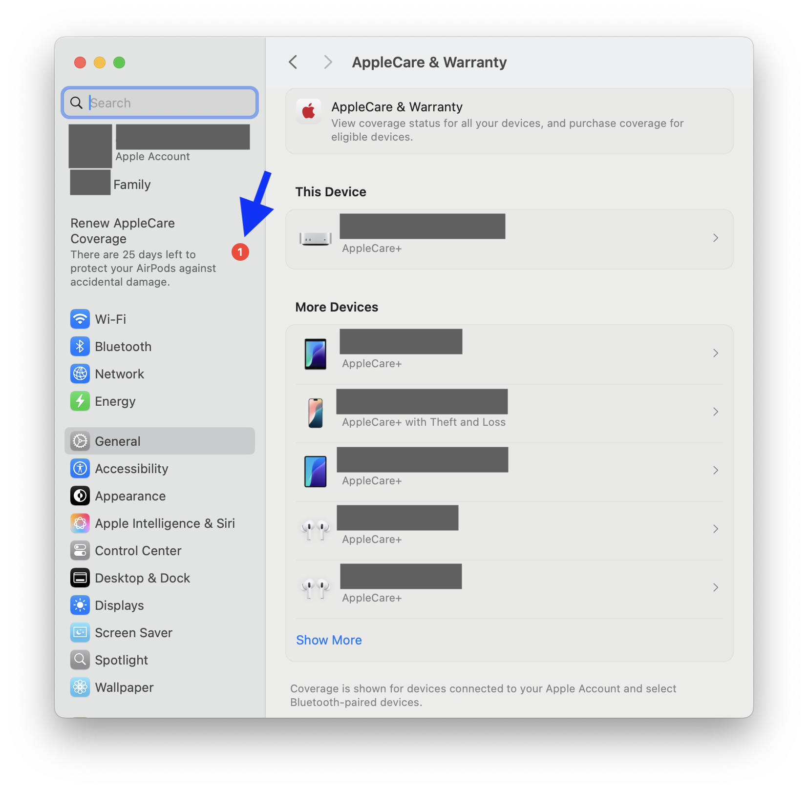 Can't dismiss 'Renew AppleCare Coverage' … - Apple Community