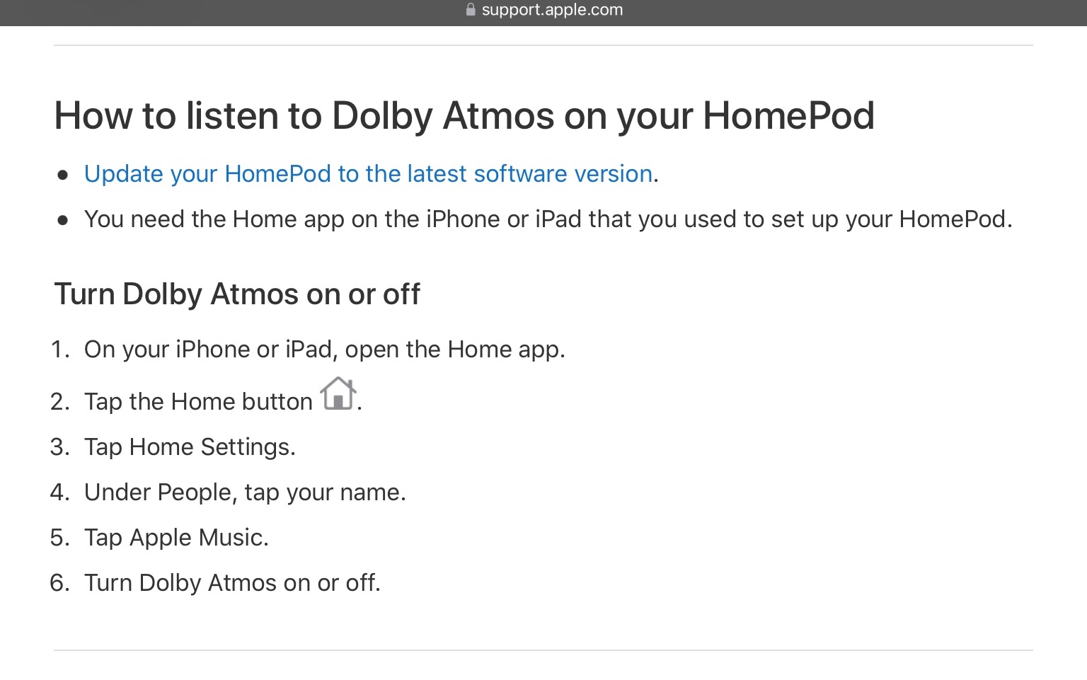 NO Dolby Atmos OR Surround Sound using mu… - Apple Community