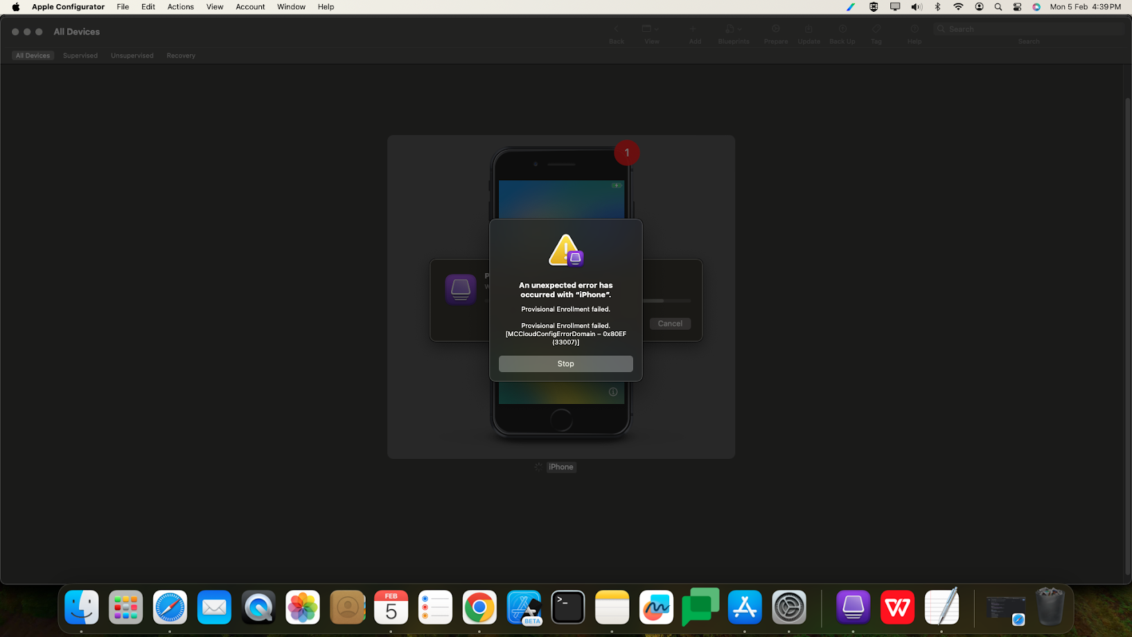 Unable to Download Profile Configuration … - Apple Community
