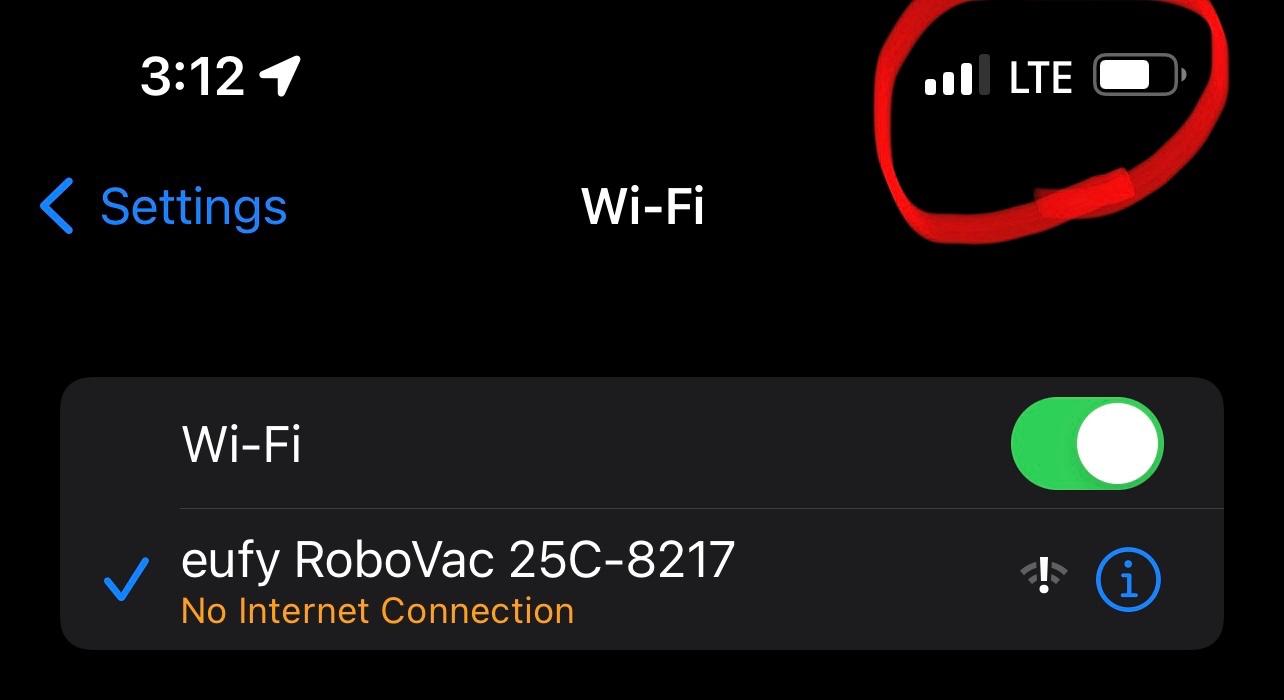 WiFi shows “No Internet Connection” when … - Apple Community