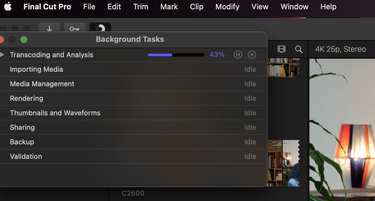 TRANSCODING AND ANALYSIS BLOCKED AT 43% - Apple Community