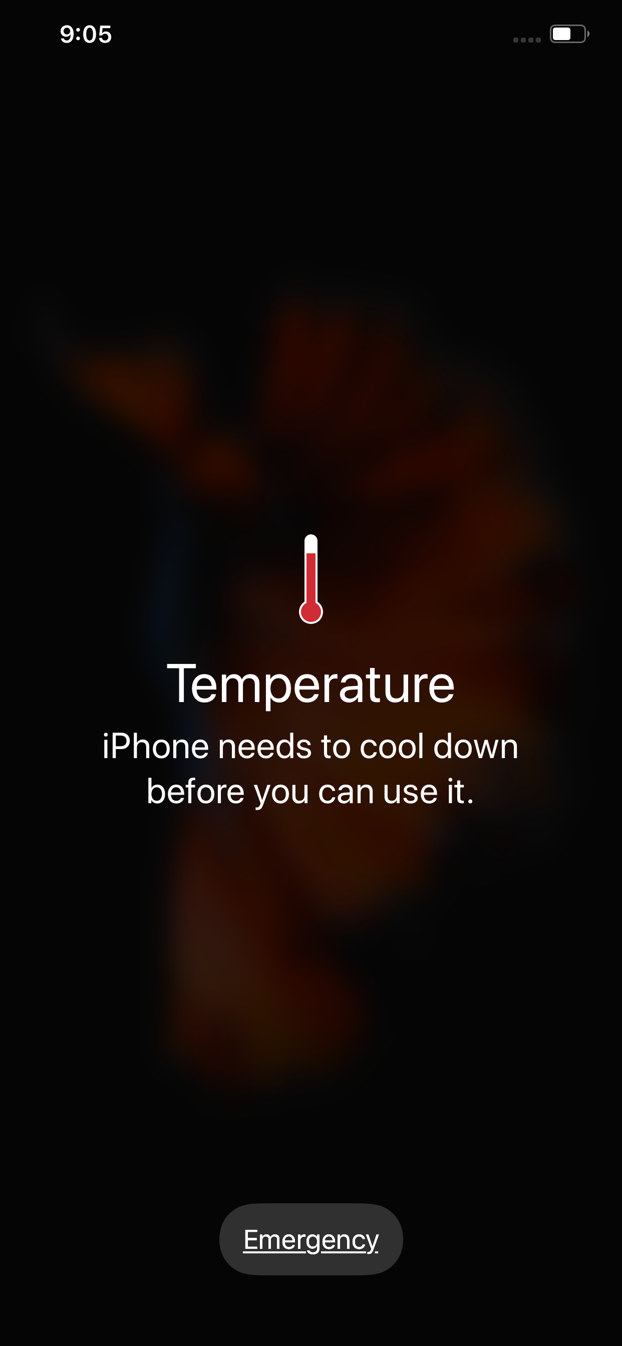 Emergency warning on IPhone 11”Temperatur… - Apple Community
