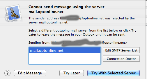 Suddenly cannot send mail but can receive - Apple Community
