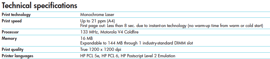 HELP! hp laserjet prints code and infinit… - Apple Community