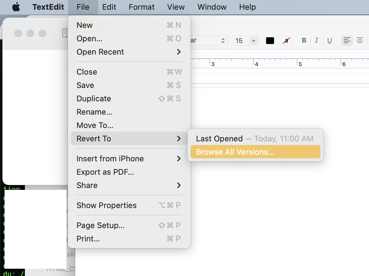Recover Deleted Files - Apple Community