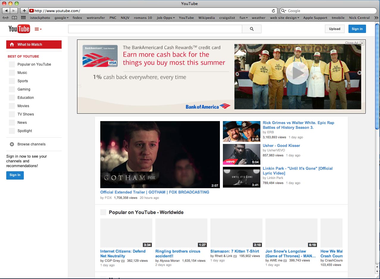 Youtube Thumbnails Not Loading - Apple Community