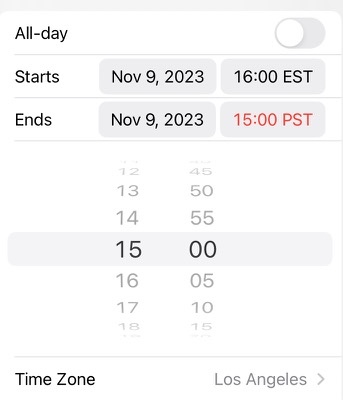 iCal Timezone Option - Apple Community