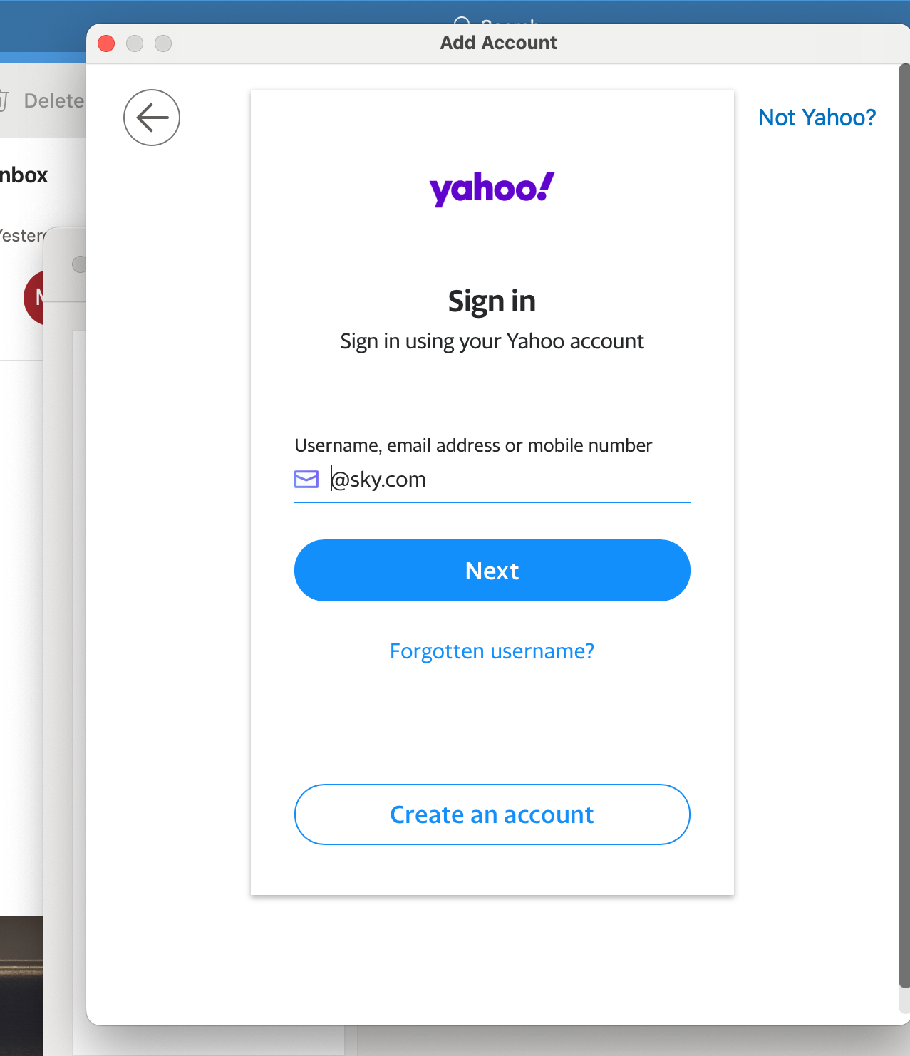 Adding email account to Mail and Outlook - Apple Community