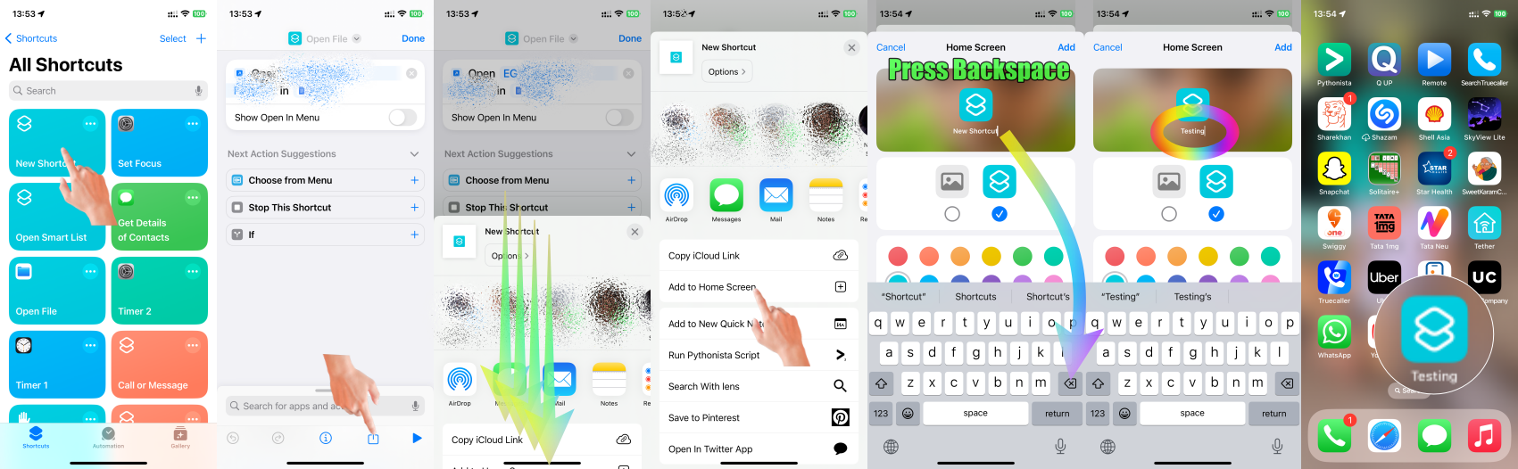 How to change the shortcut icon on my iPh… - Apple Community