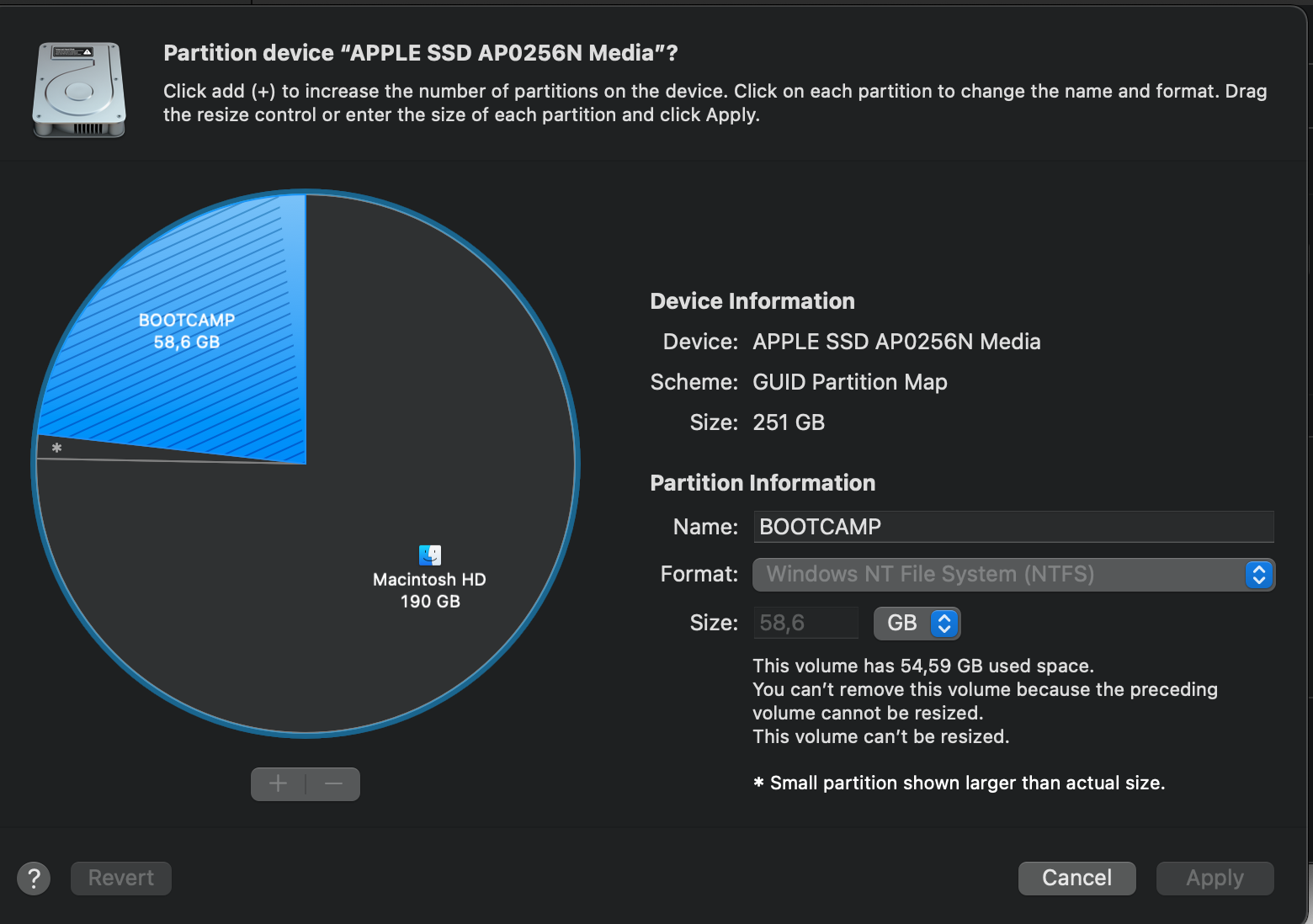 Can't remove windows bootcamp on mac os b… - Apple Community