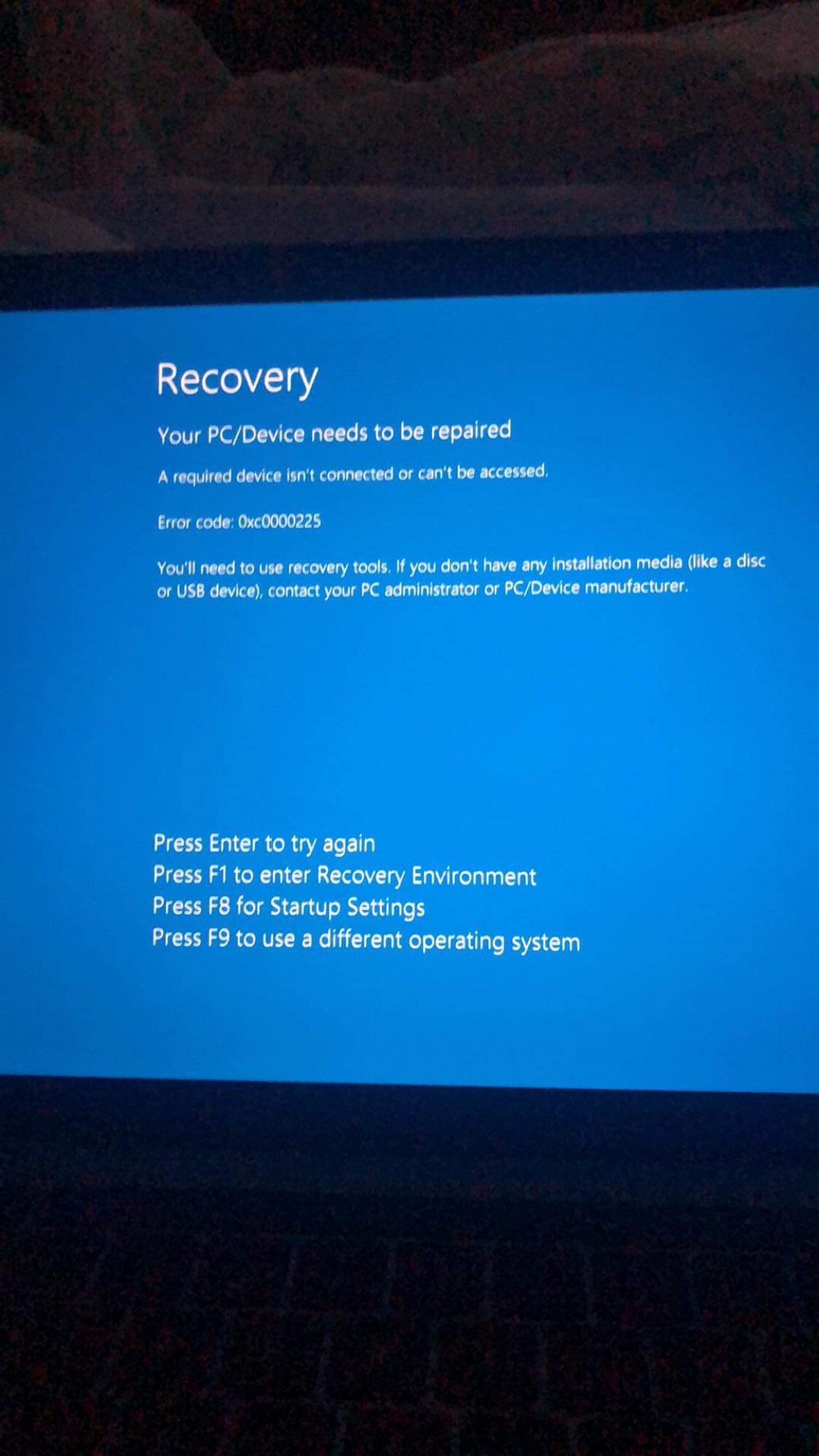 My bootcamp is error - Apple Community