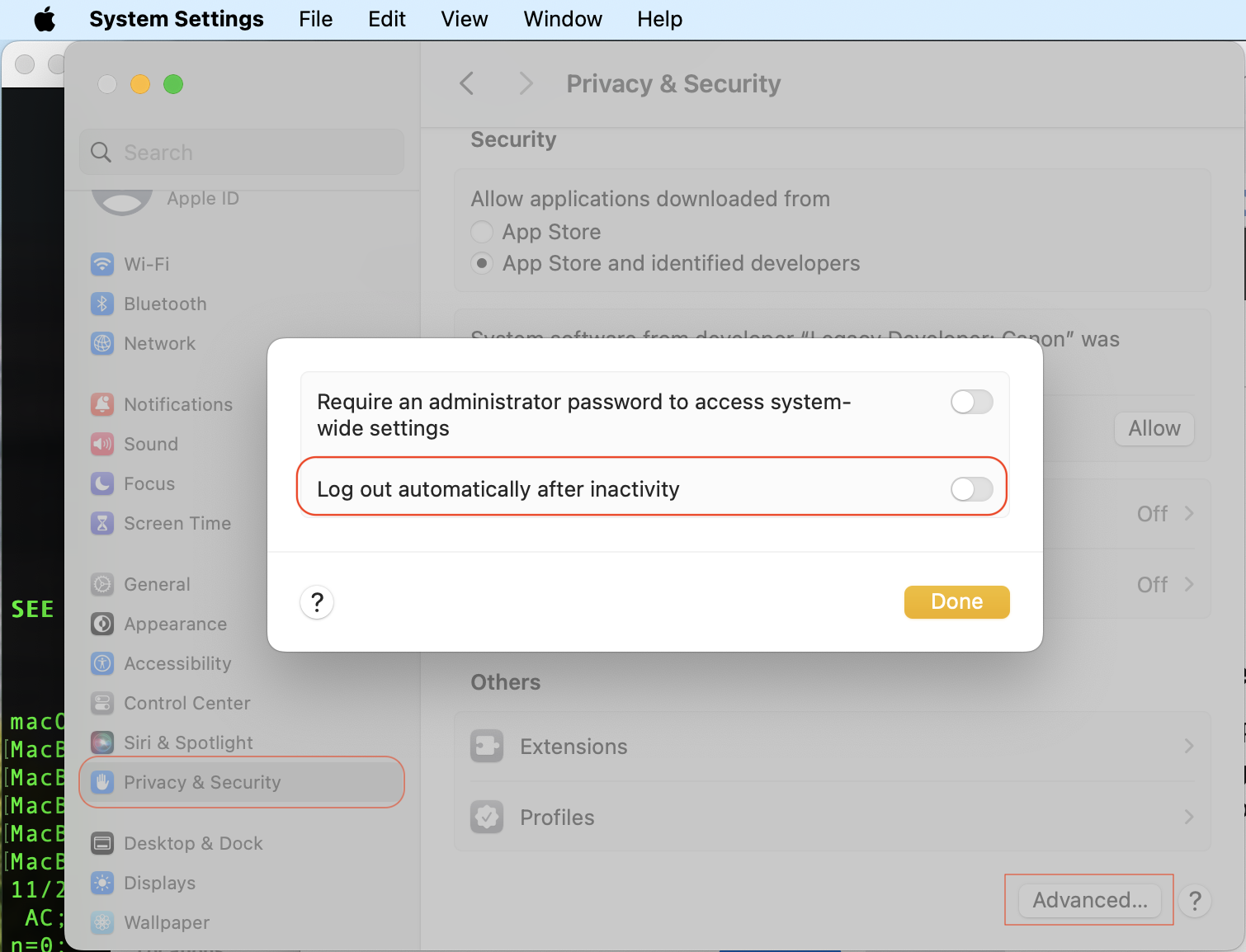 My MacBook Pro keeps logging me out. - Apple Community