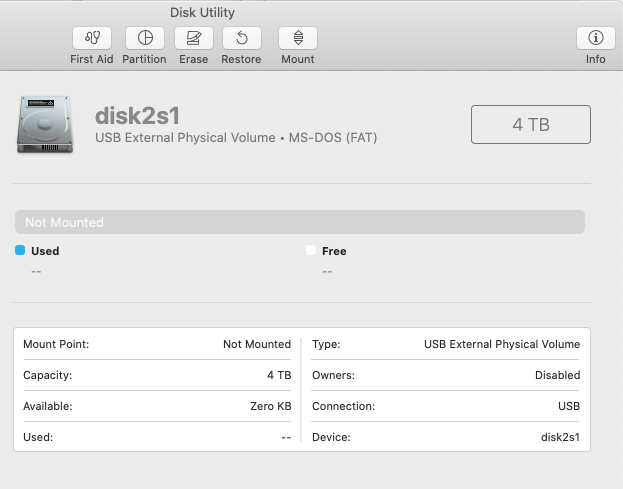 com.apple.DiskManagement.disenter error -… - Apple Community