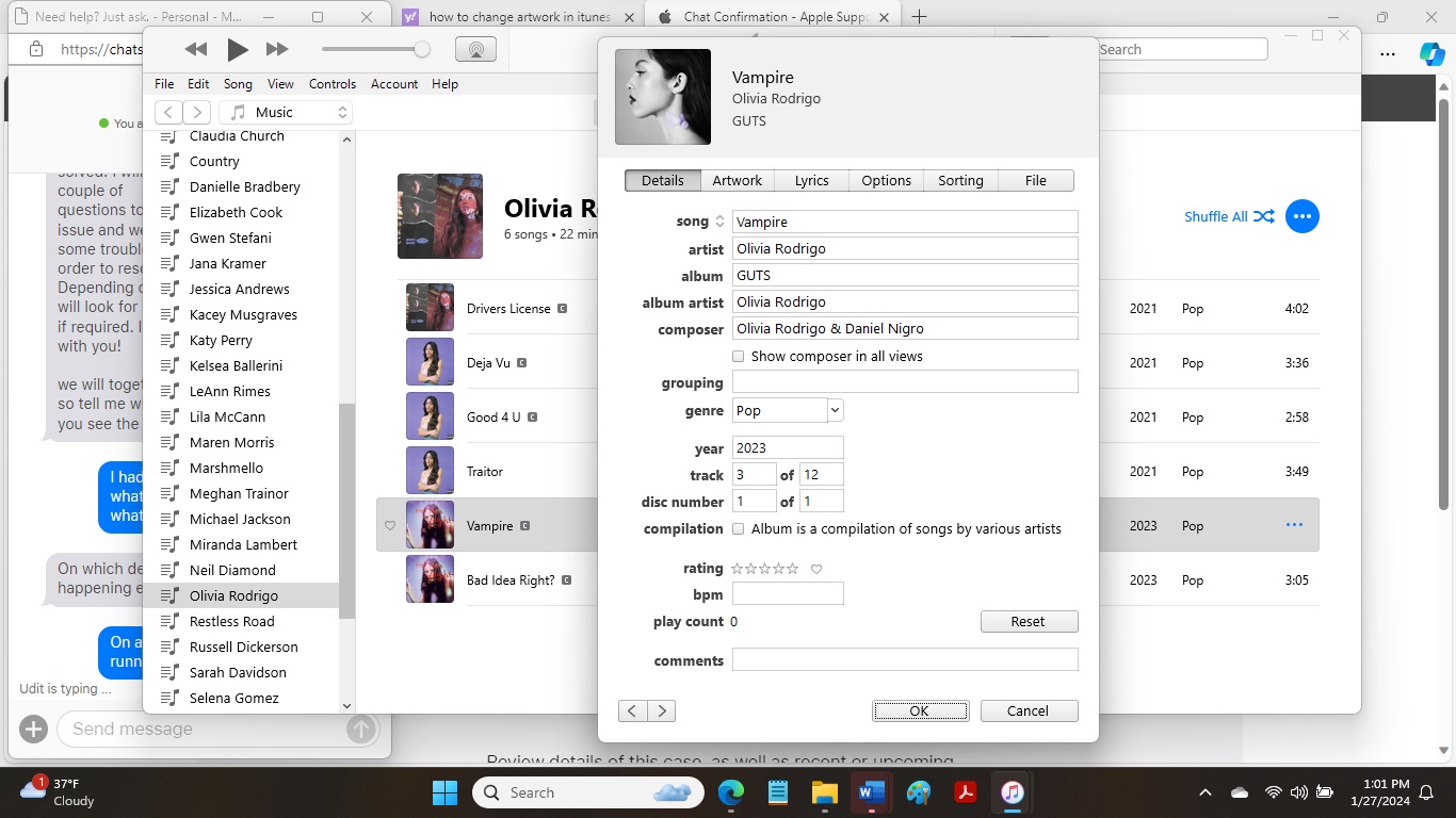 Wrong Artwork Displayed - Apple Community