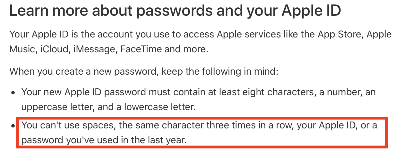 Apple ID passwords - Apple Community