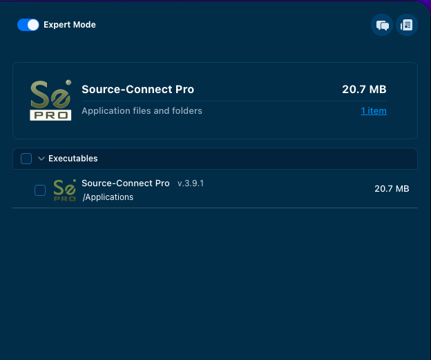 "Source-Connect Pro" app only works on a … - Apple Community