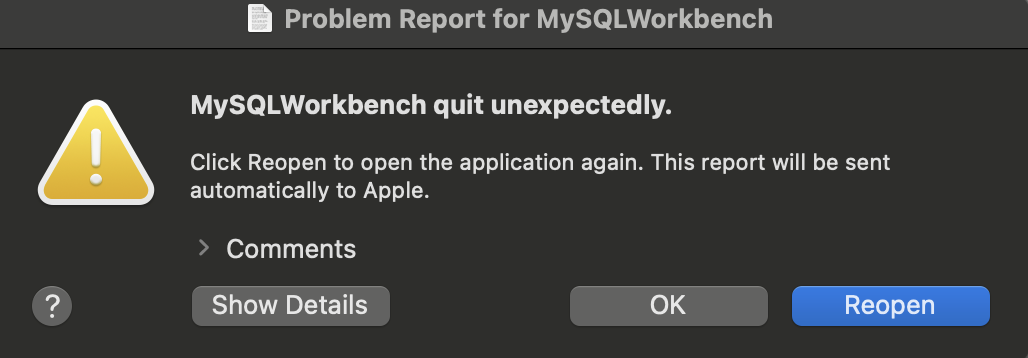 sir in mysql it is not showing tables, wh… - Apple Community