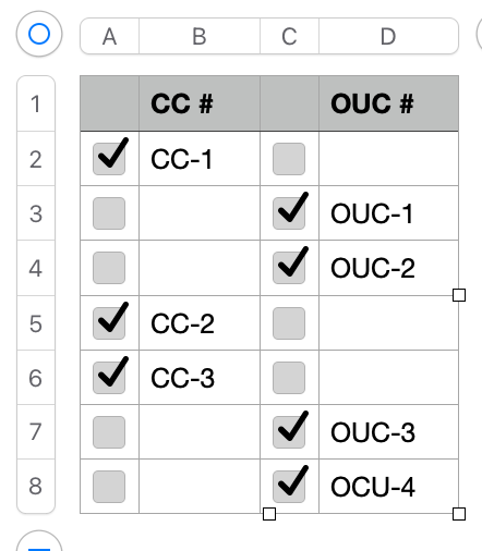 Add sequence number with blank rows - Apple Community