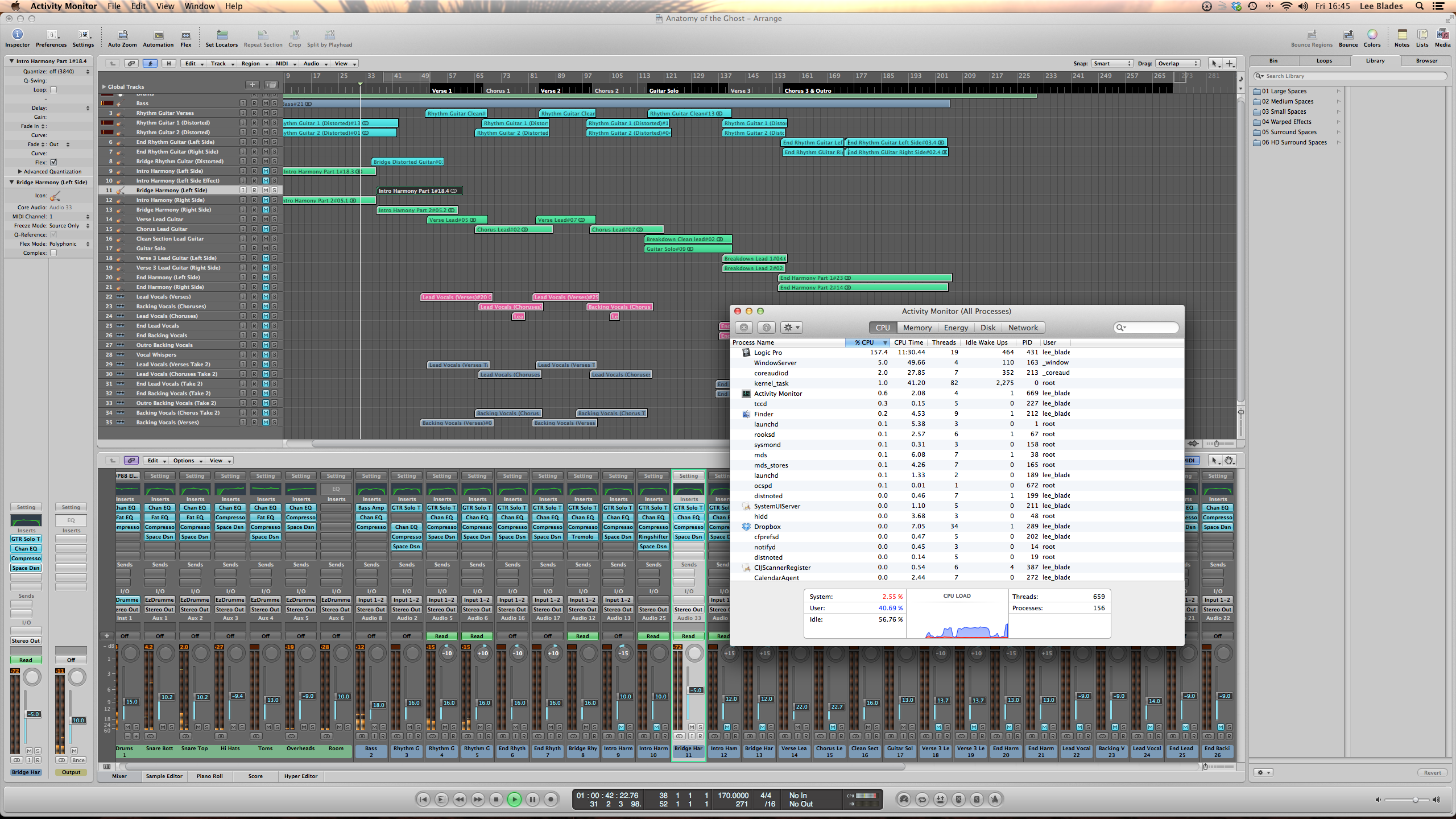 Logic Pro 9 system overload - Apple Community