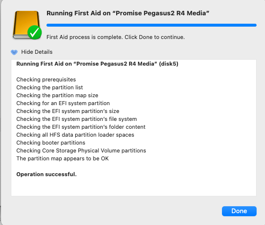 Problem with Promise Pegasus R4 - Apple Community