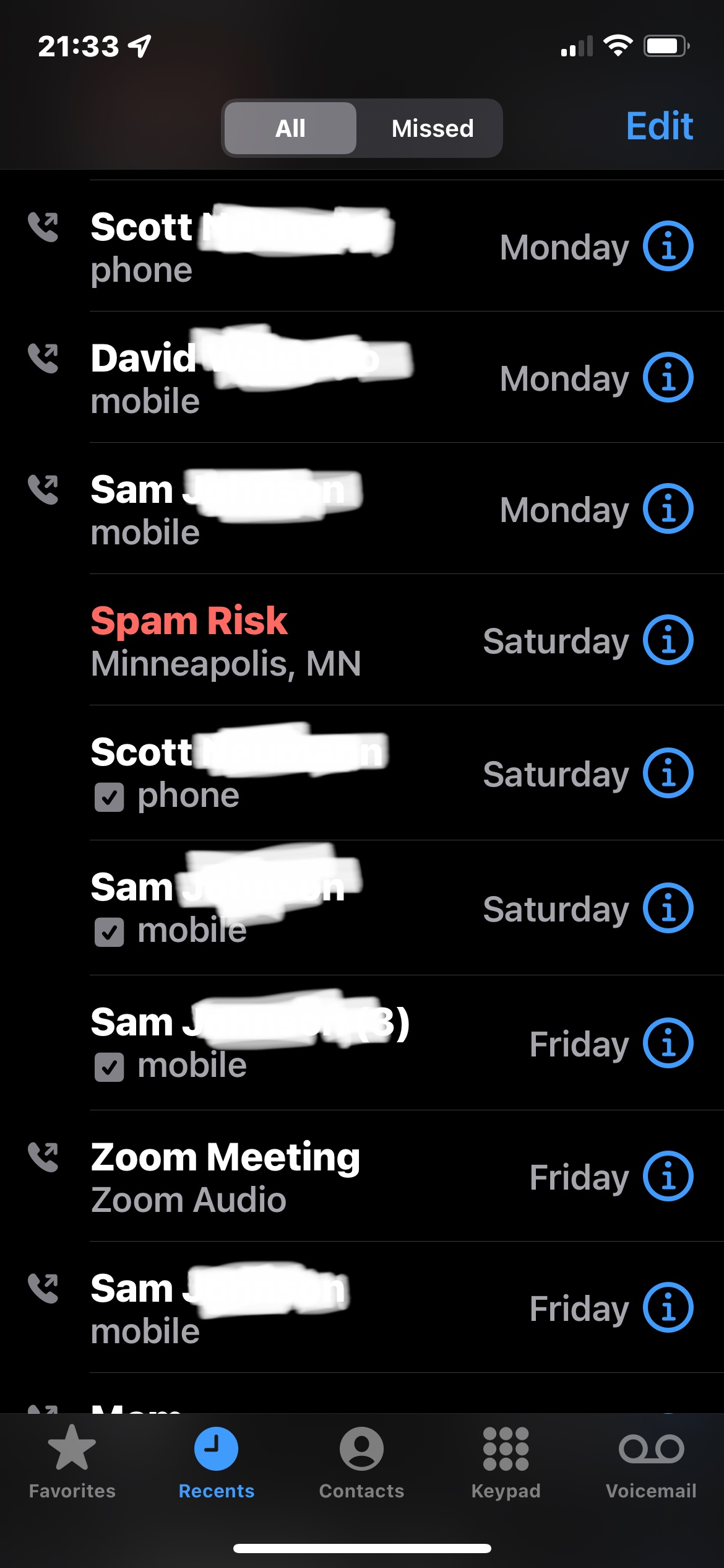 Calls marked with a check has been verifi… - Apple Community