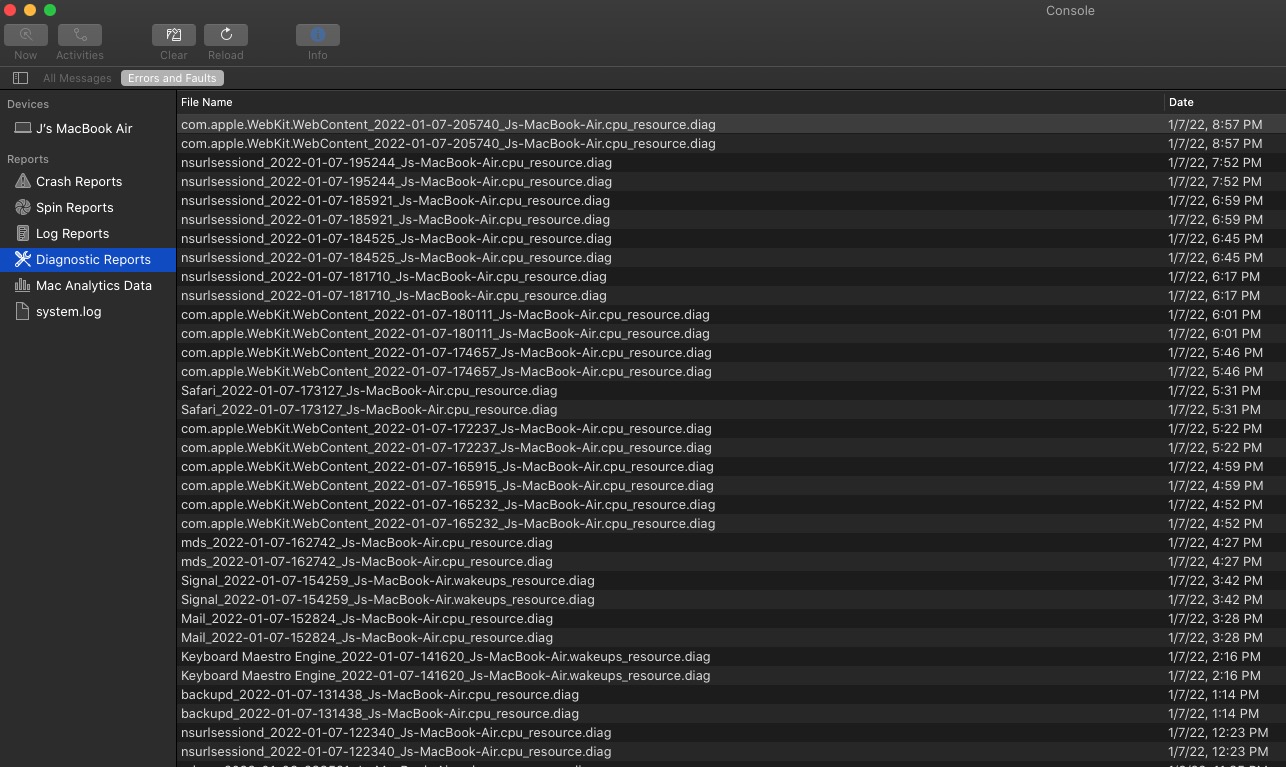 Plagued by com.apple.WebKit.WebContent an… - Apple Community