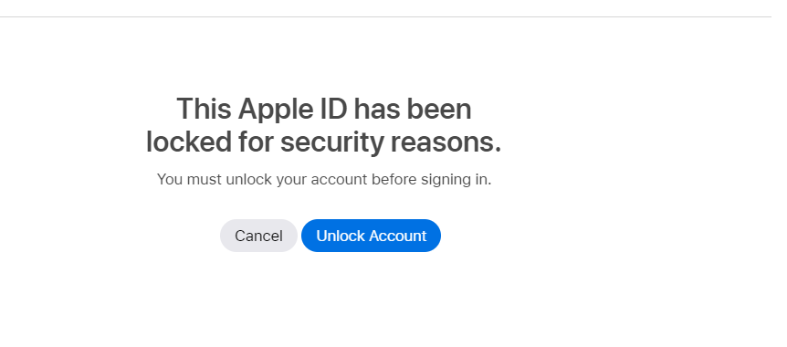 apple id locked this morning - Apple Community